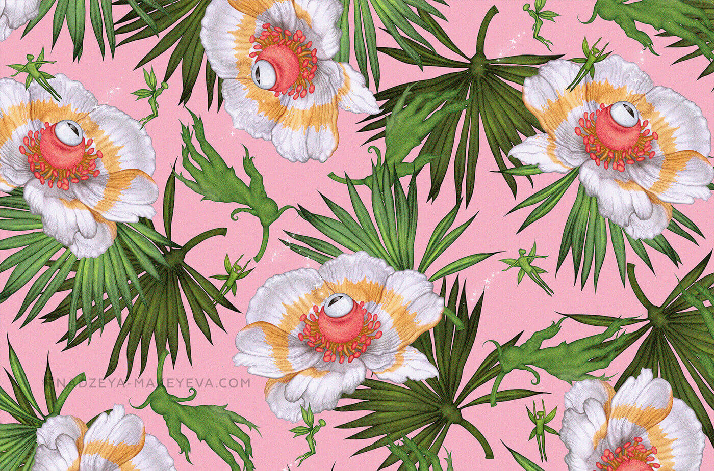 Botanical Patterns - Nadzeya Makeyeva Illustrations